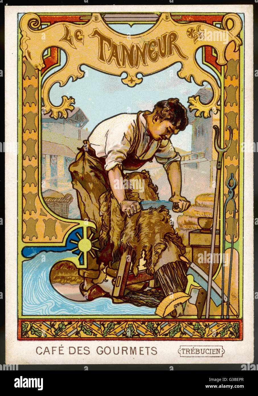 Tanner at work hi-res stock photography and images - Alamy