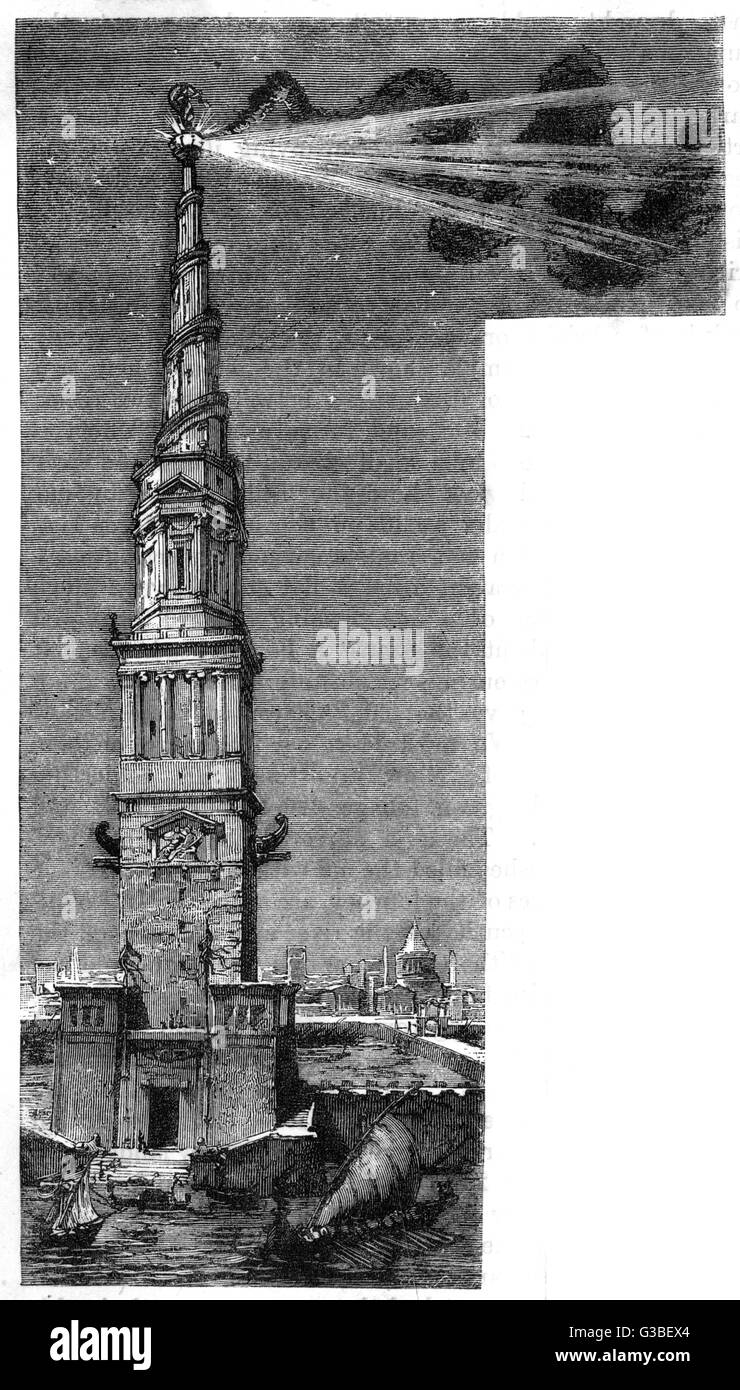 PHAROS OF ALEXANDRIA Stock Photo - Alamy