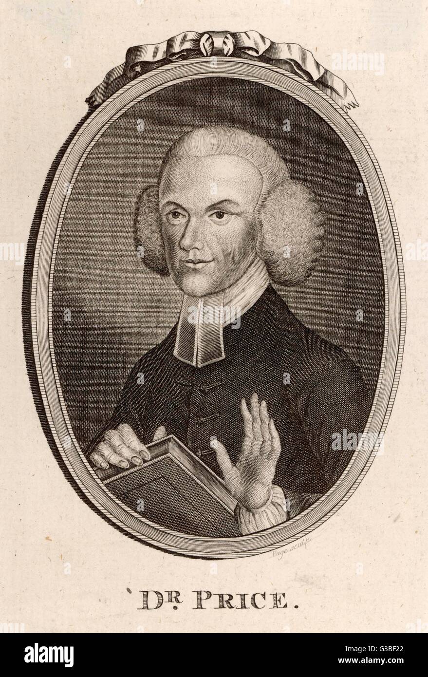 RICHARD PRICE 1723-1791 Stock Photo - Alamy