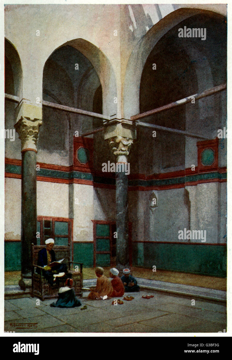 EGYPT CLASS IN MOSQUE Stock Photo - Alamy