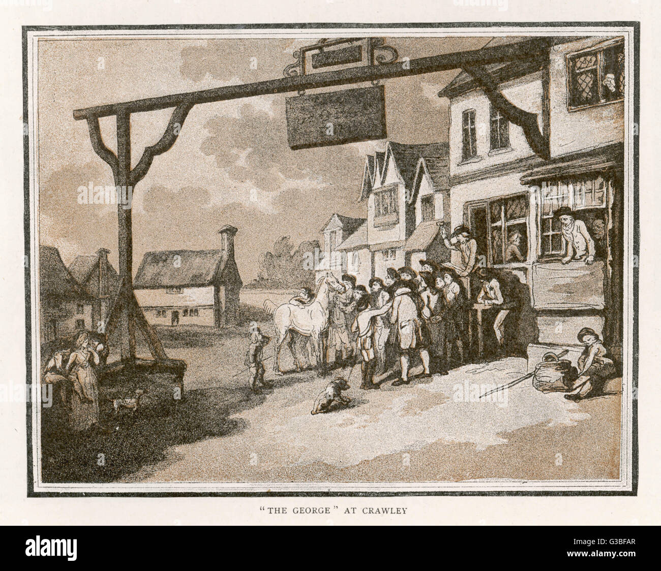 George inn pub sign hi-res stock photography and images - Alamy