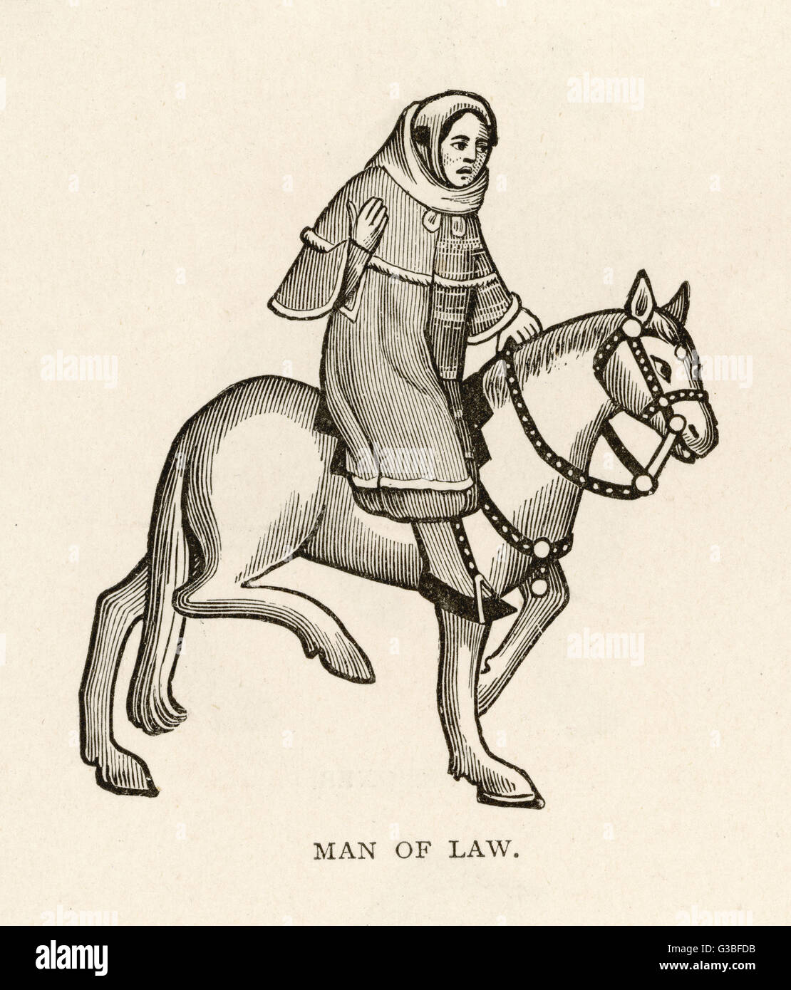 Man of law canterbury tales hi-res stock photography and images - Alamy