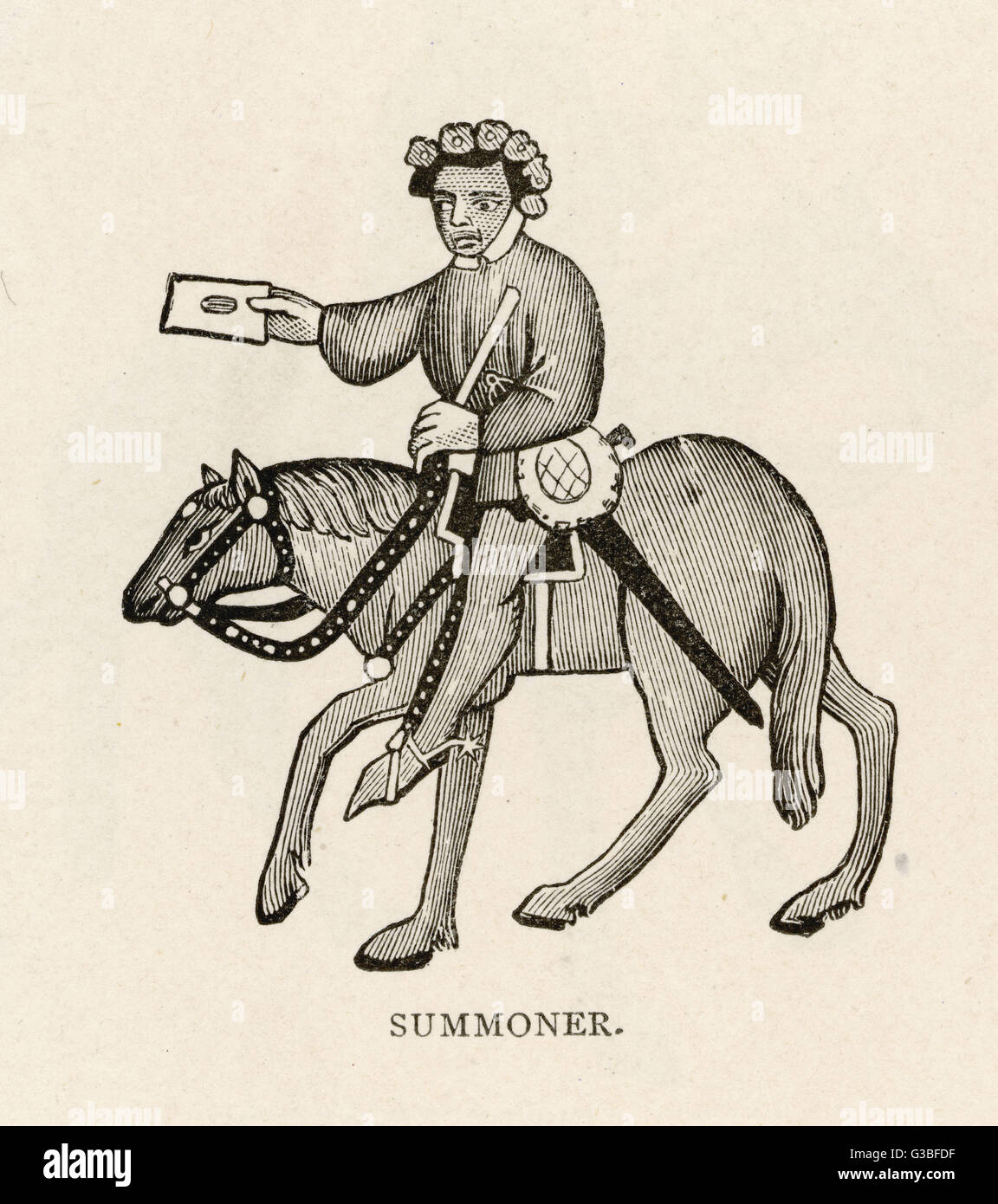 The summoner canterbury tales hi-res stock photography and images - Alamy