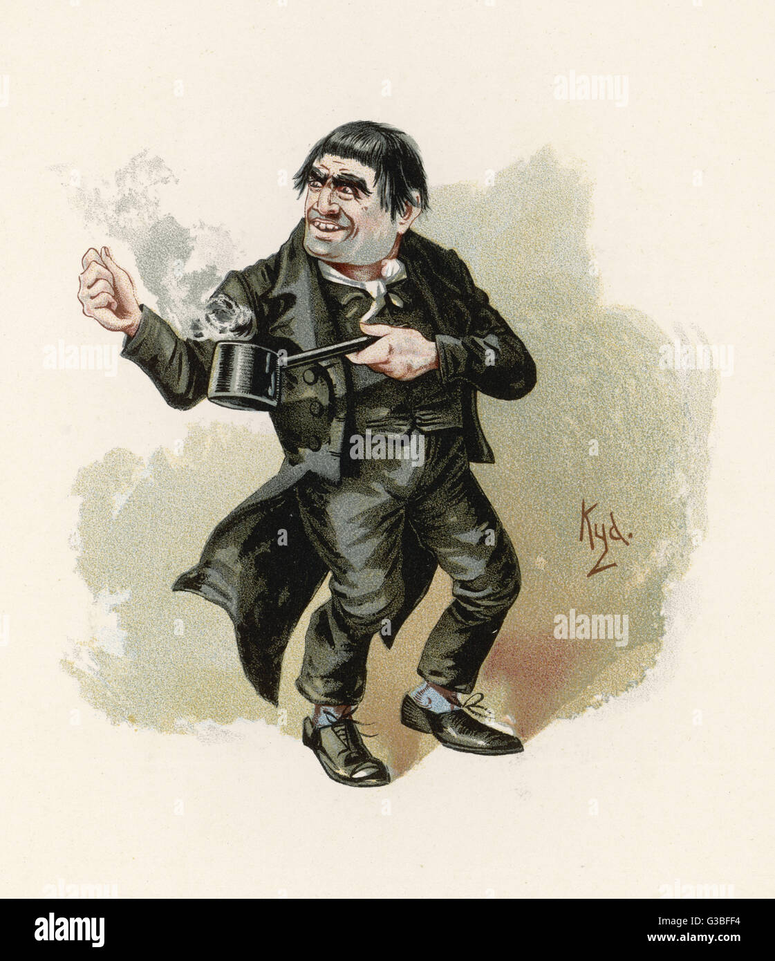 An evil dwarf who lends money to hi-res stock photography and images ...