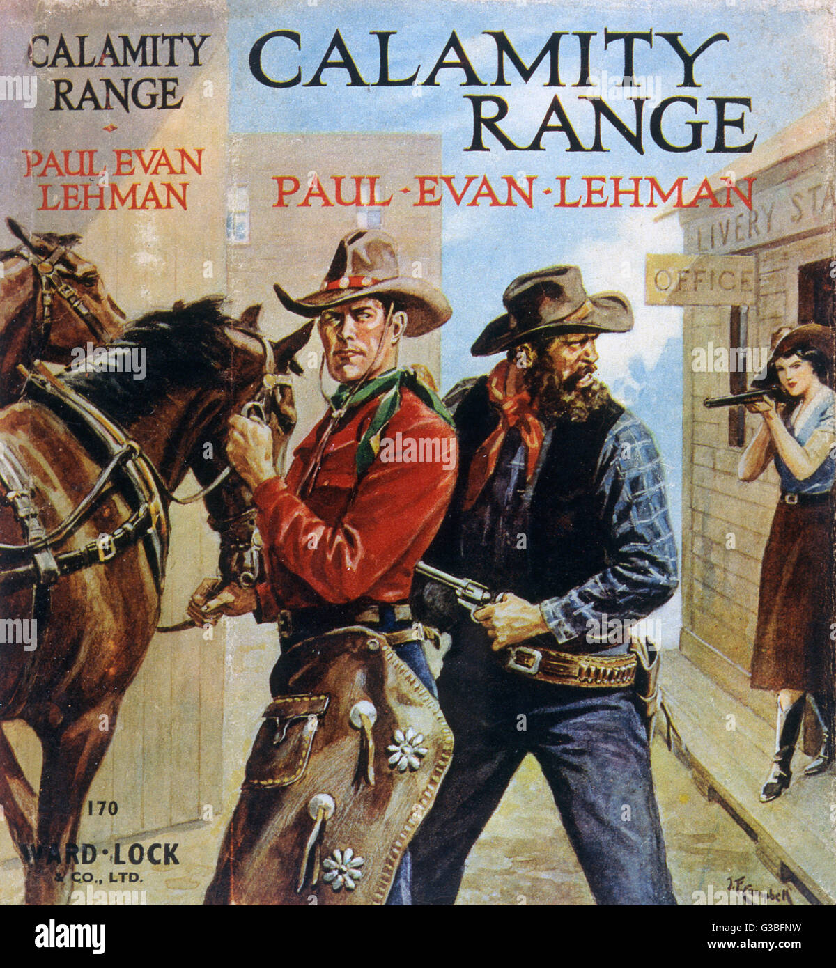 Calamity range paul evan lehmann the hero hi-res stock photography and ...