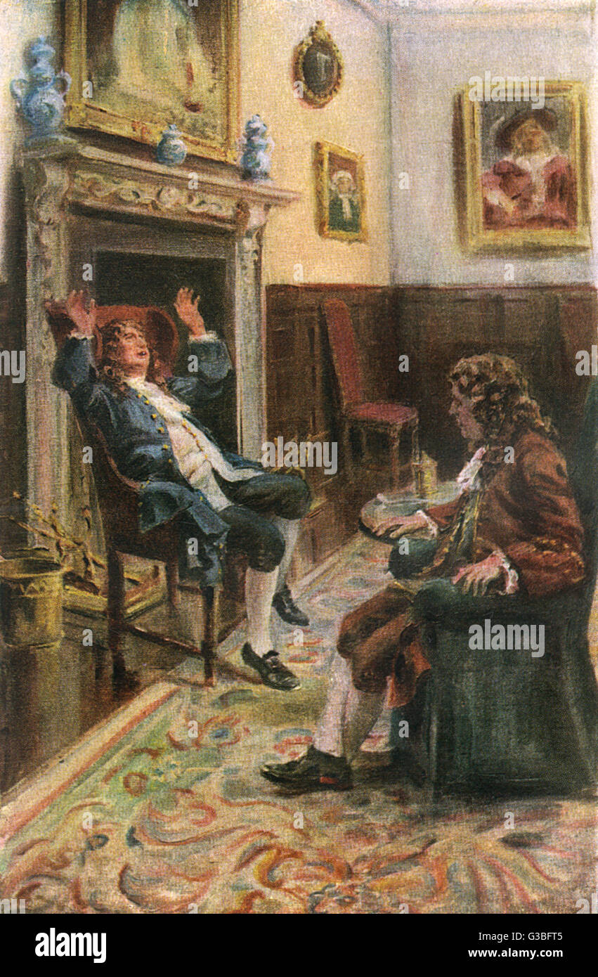Tristram Shandy - Uncle Toby Stock Photo - Alamy