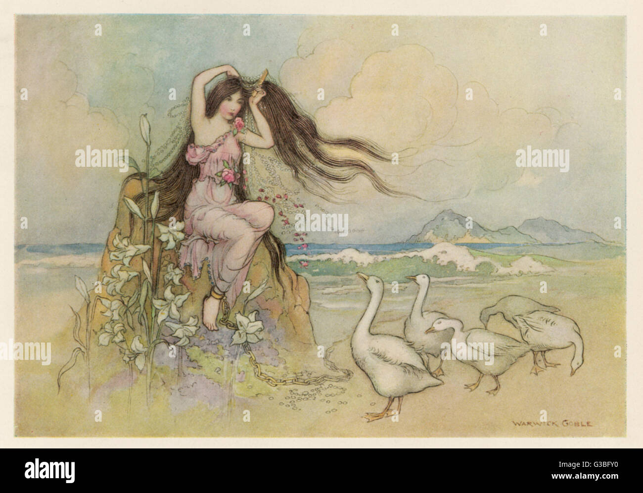 Mermaid - Basile - Folklore Stock Photo - Alamy