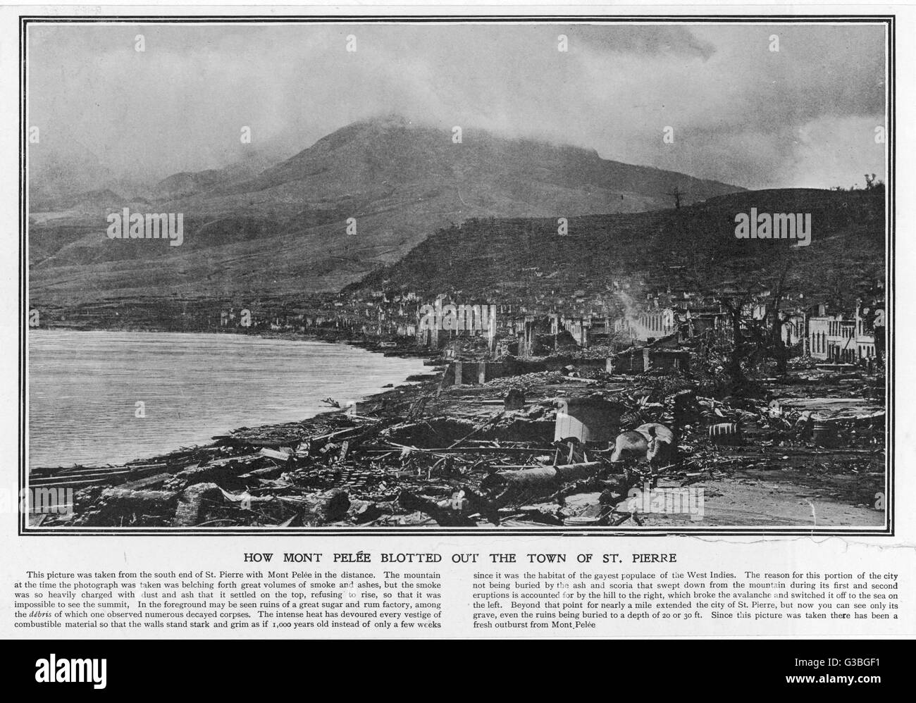 Mt pelee eruption hi-res stock photography and images - Alamy