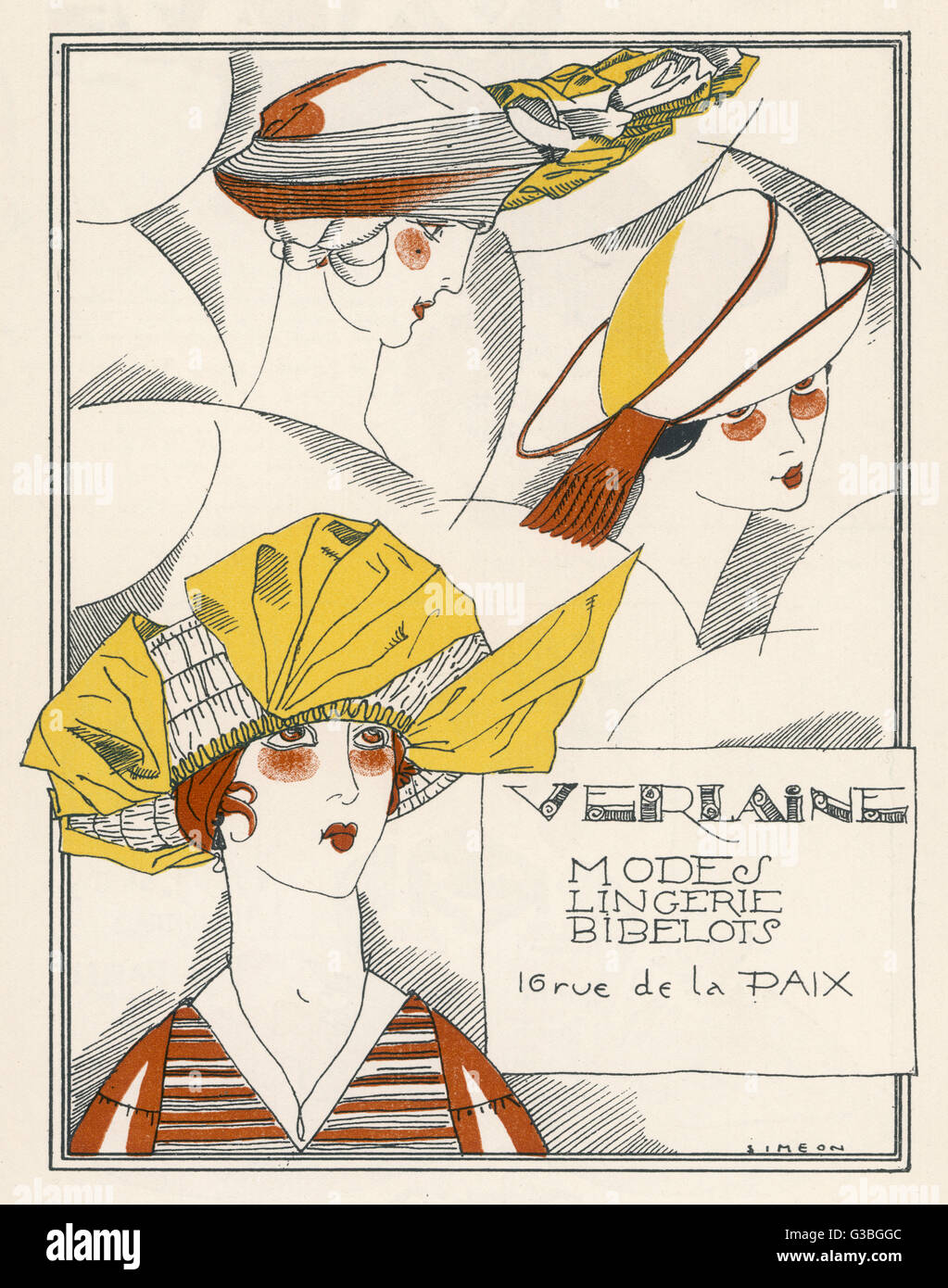 Advert hat hi-res stock photography and images - Alamy