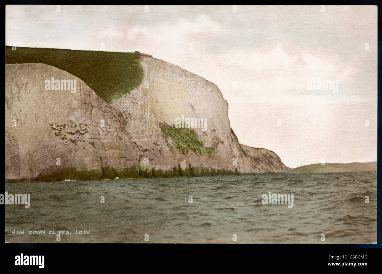 HIGH DOWN CLIFFS IOW Stock Photo - Alamy