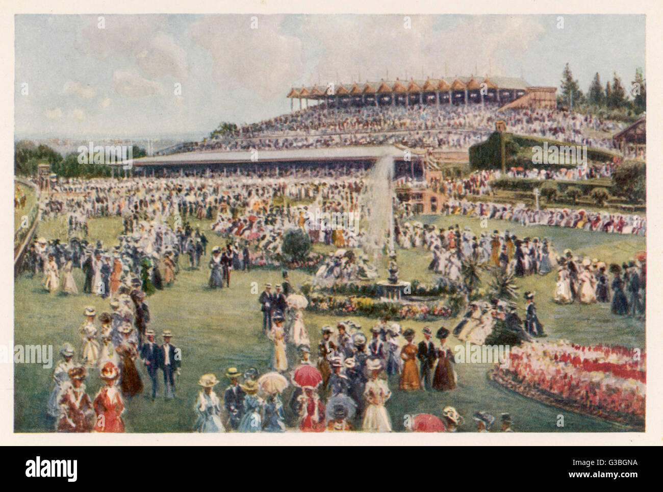 Melbourne Cup - 1911 Stock Photo - Alamy