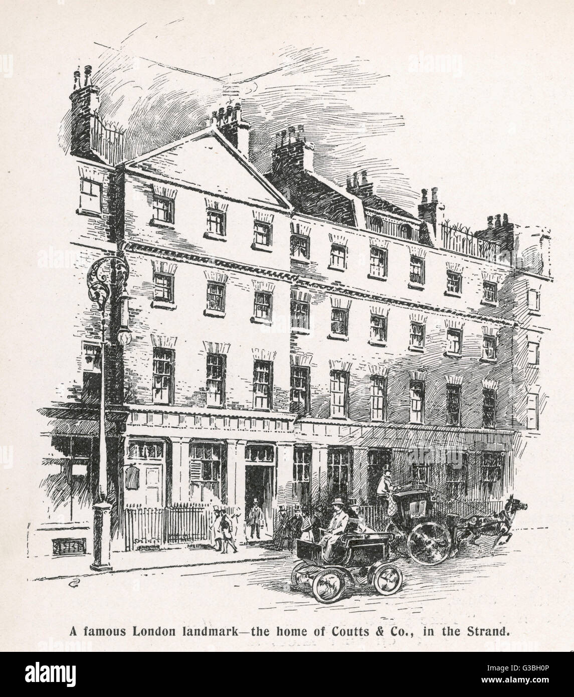 Coutts bank strand hi-res stock photography and images - Alamy