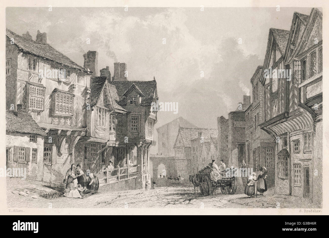 CHESTER STREET SCENE Stock Photo - Alamy