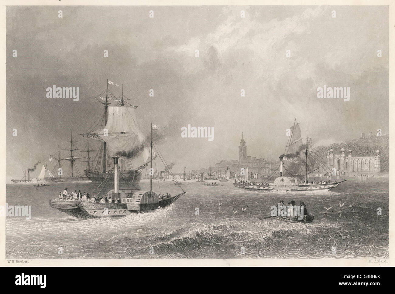 GRAVESEND FROM RIVER Stock Photo - Alamy