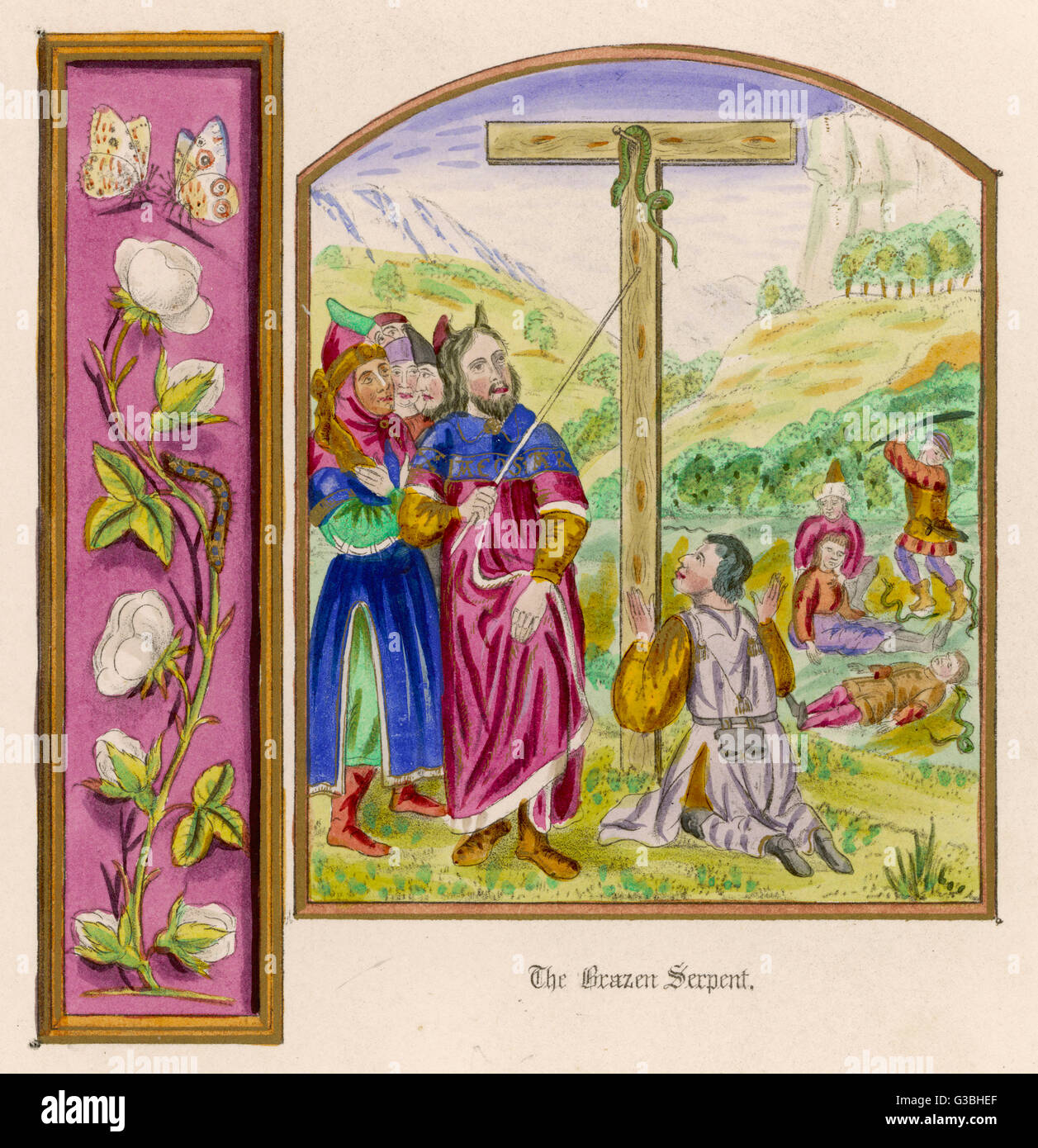 Brazen serpent moses bible High Resolution Stock Photography and Images ...