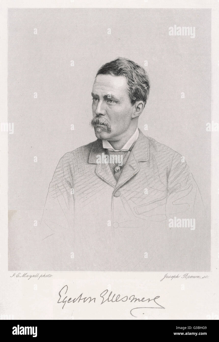 3RD EARL OF ELLESMERE Stock Photo - Alamy