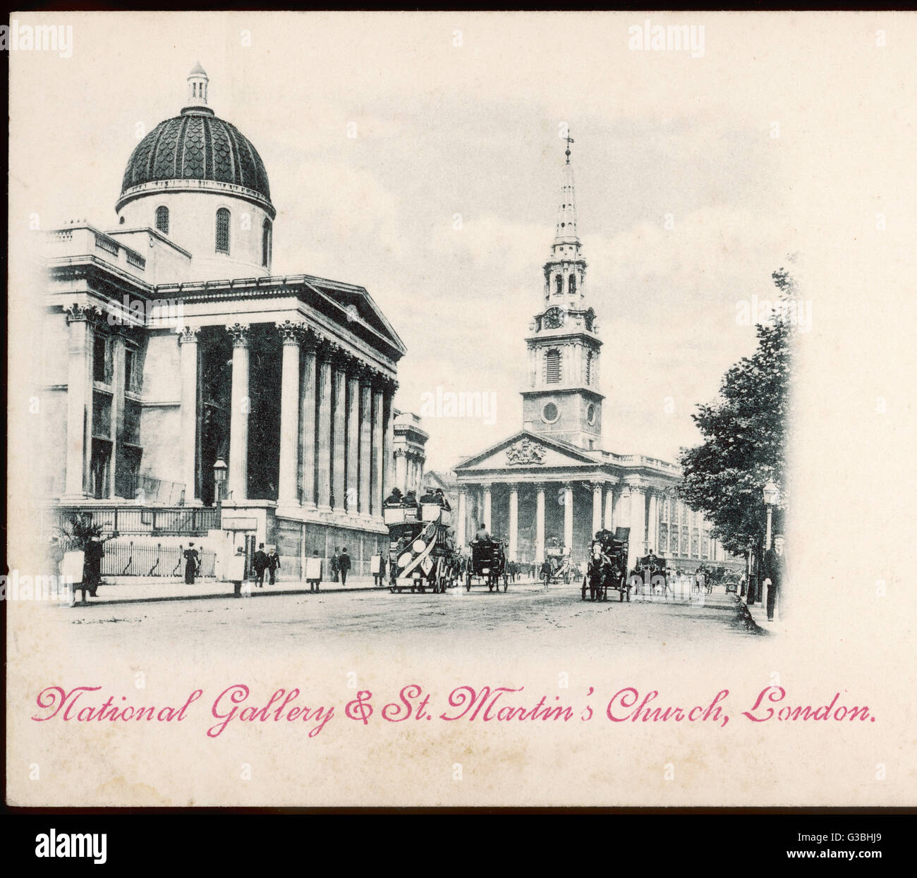NATIONAL GALLERY POSTCARD Stock Photo - Alamy