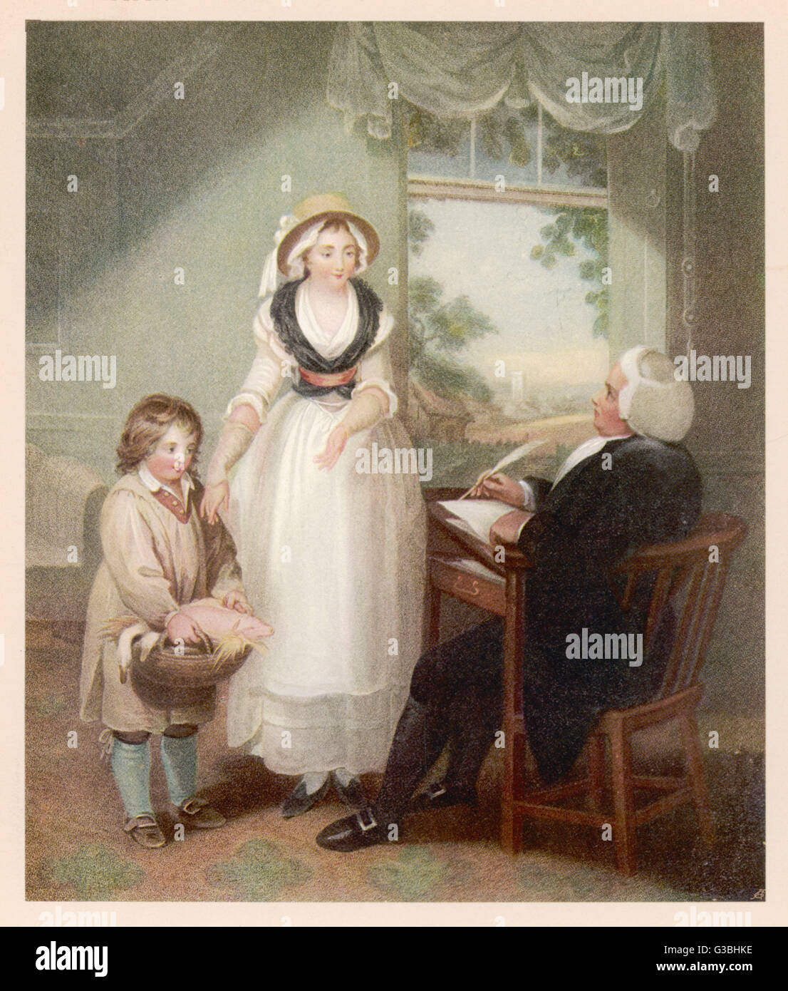 Rural Dress 1790s Stock Photo - Alamy