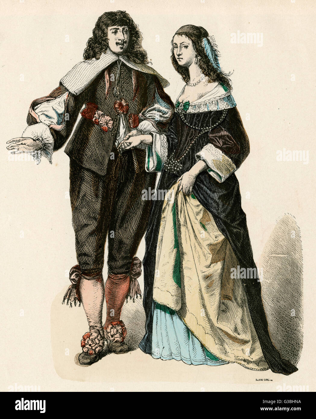 17th century couple hi-res stock photography and images - Alamy
