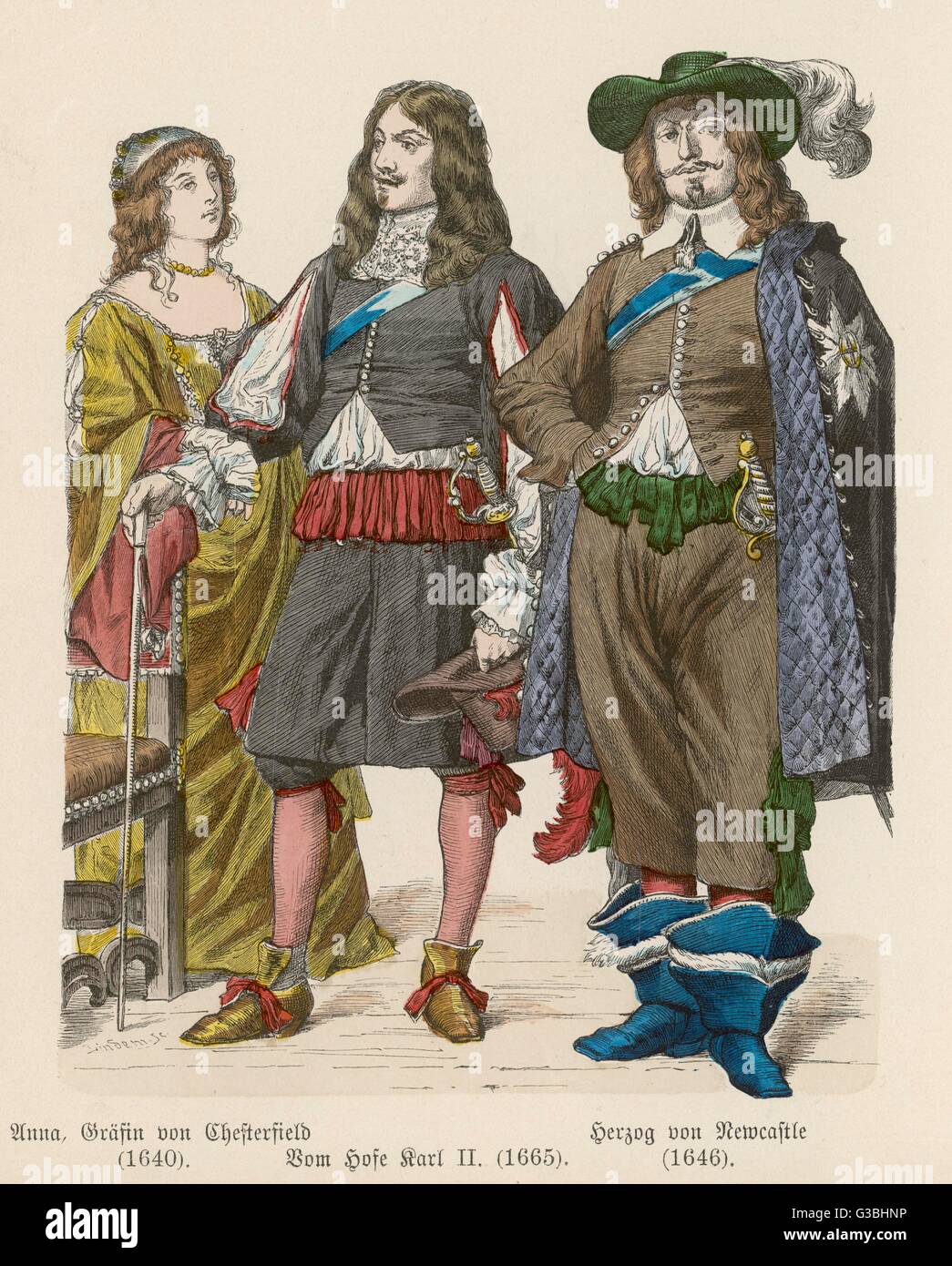English 17th century Costume Stock Photo - Alamy