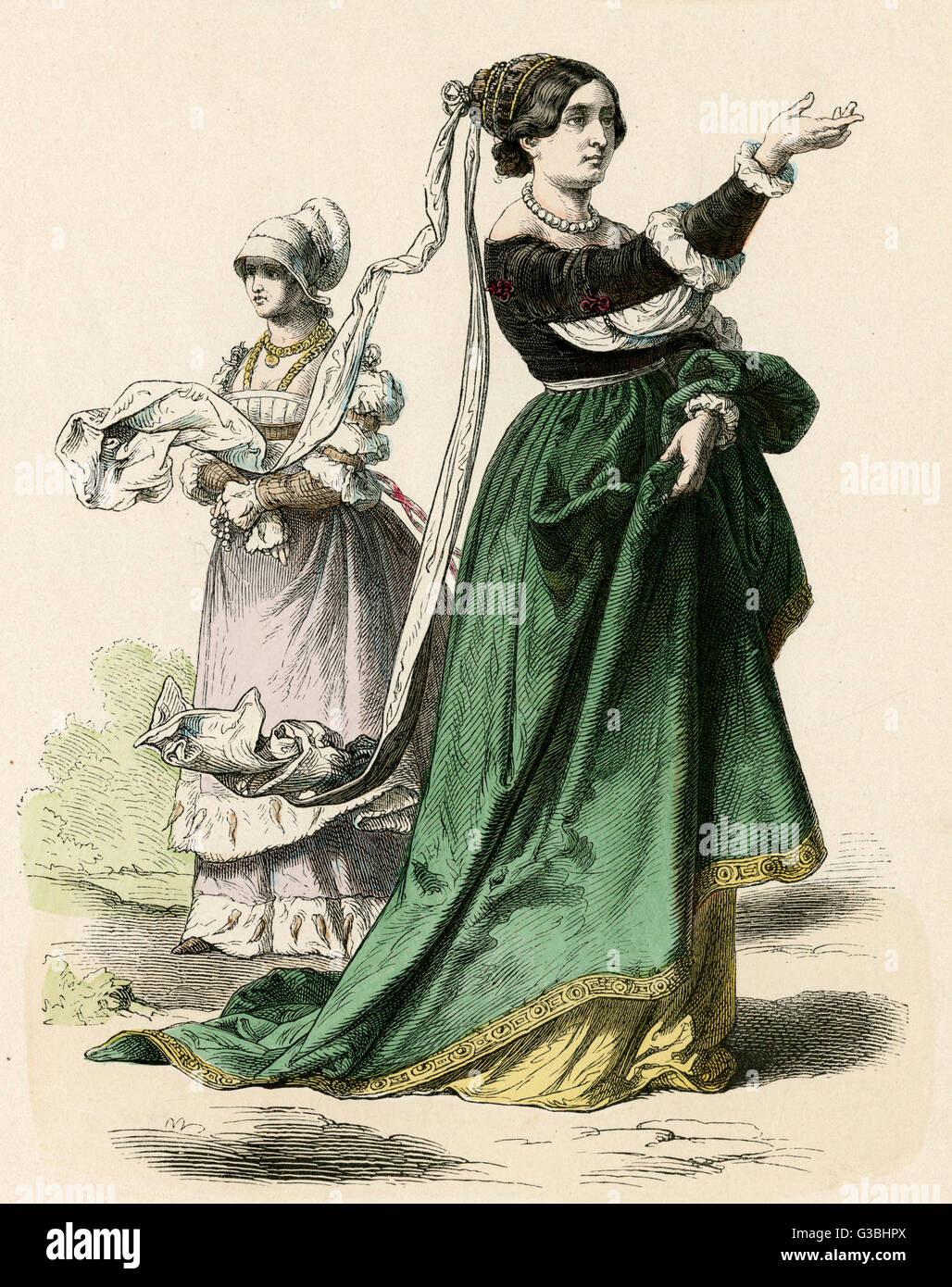 German Nobles circa 1515 Stock Photo - Alamy