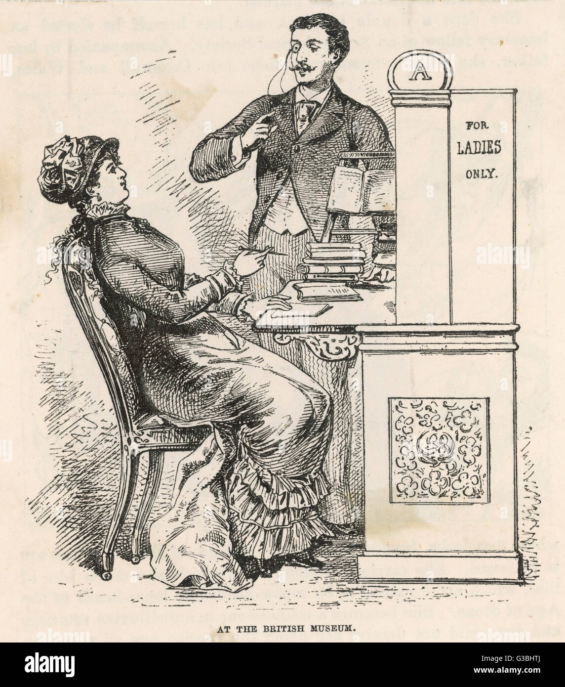 British Museum, Ladies only Stock Photo - Alamy