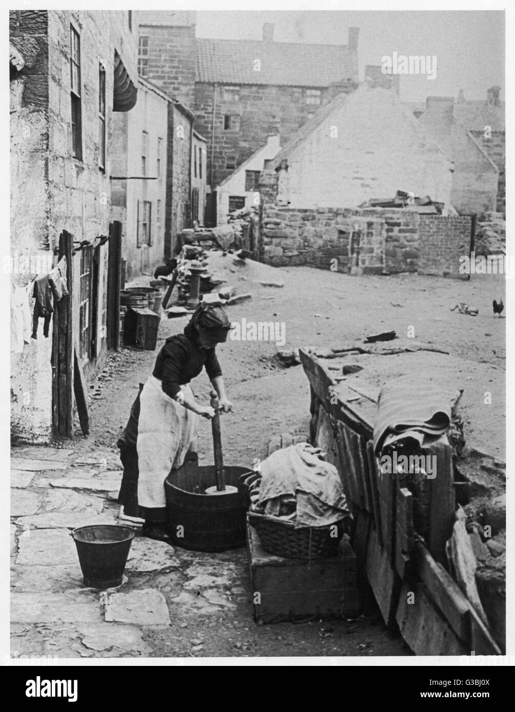 Laundry stick hi-res stock photography and images - Alamy