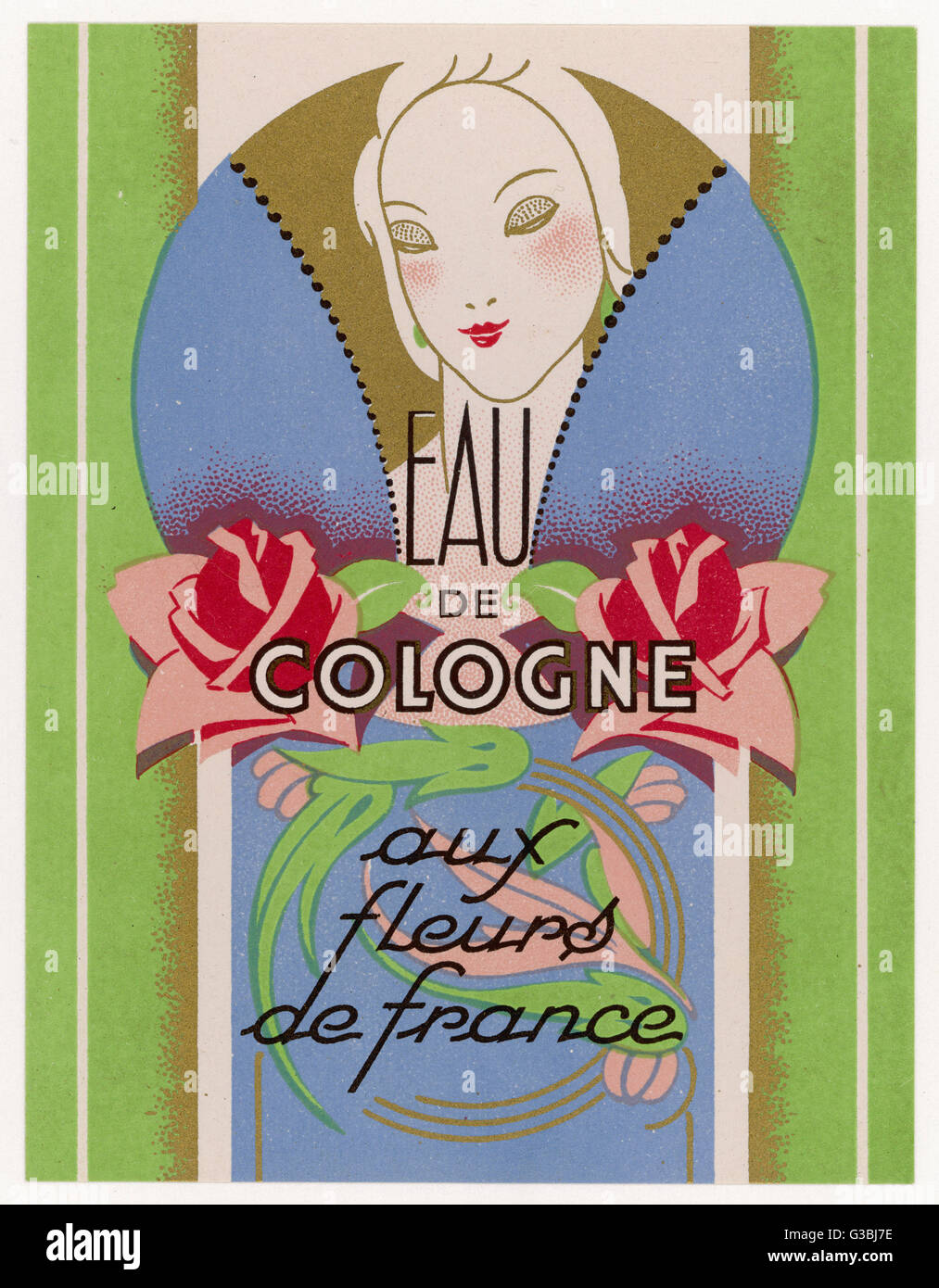 French Eau De Cologne Stock Photo - Alamy