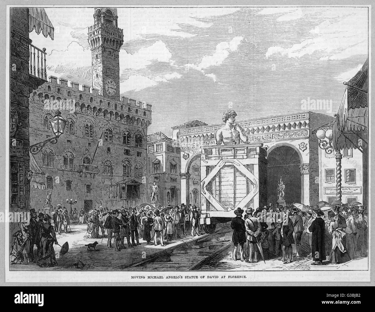 David florence galleria dell accademia hi-res stock photography and ...