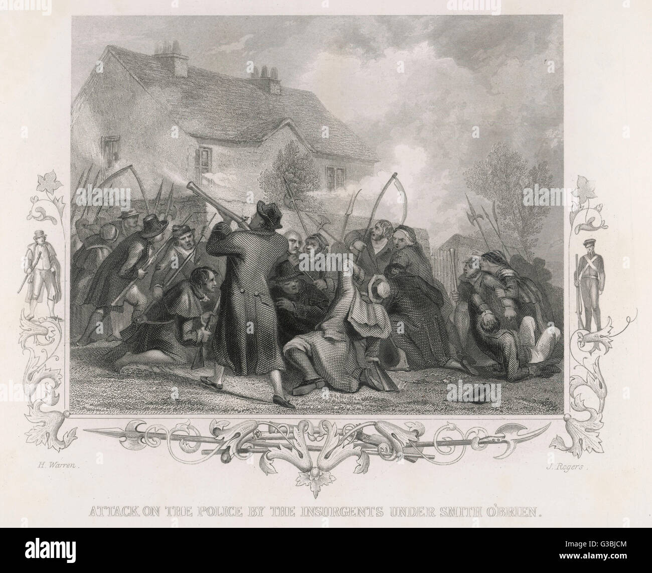 SIEGE OF WIDOW MCCORMACK'S CABBAGE PATCH A group of Irish rebels under ...