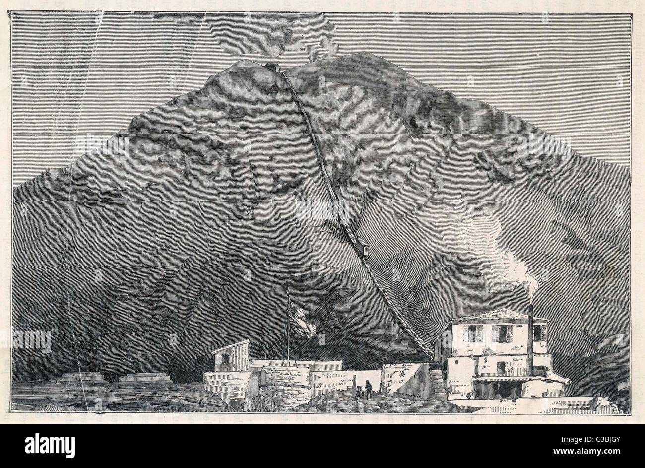 Funicular railway mount vesuvius italy hi-res stock photography and ...