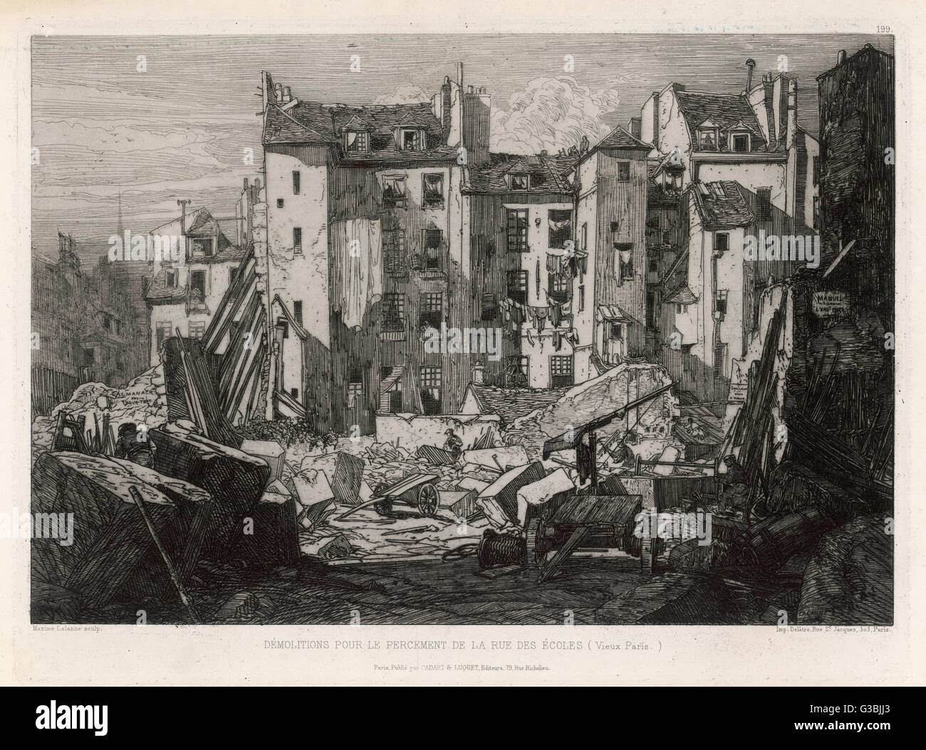 Paris demolition building hi-res stock photography and images - Alamy