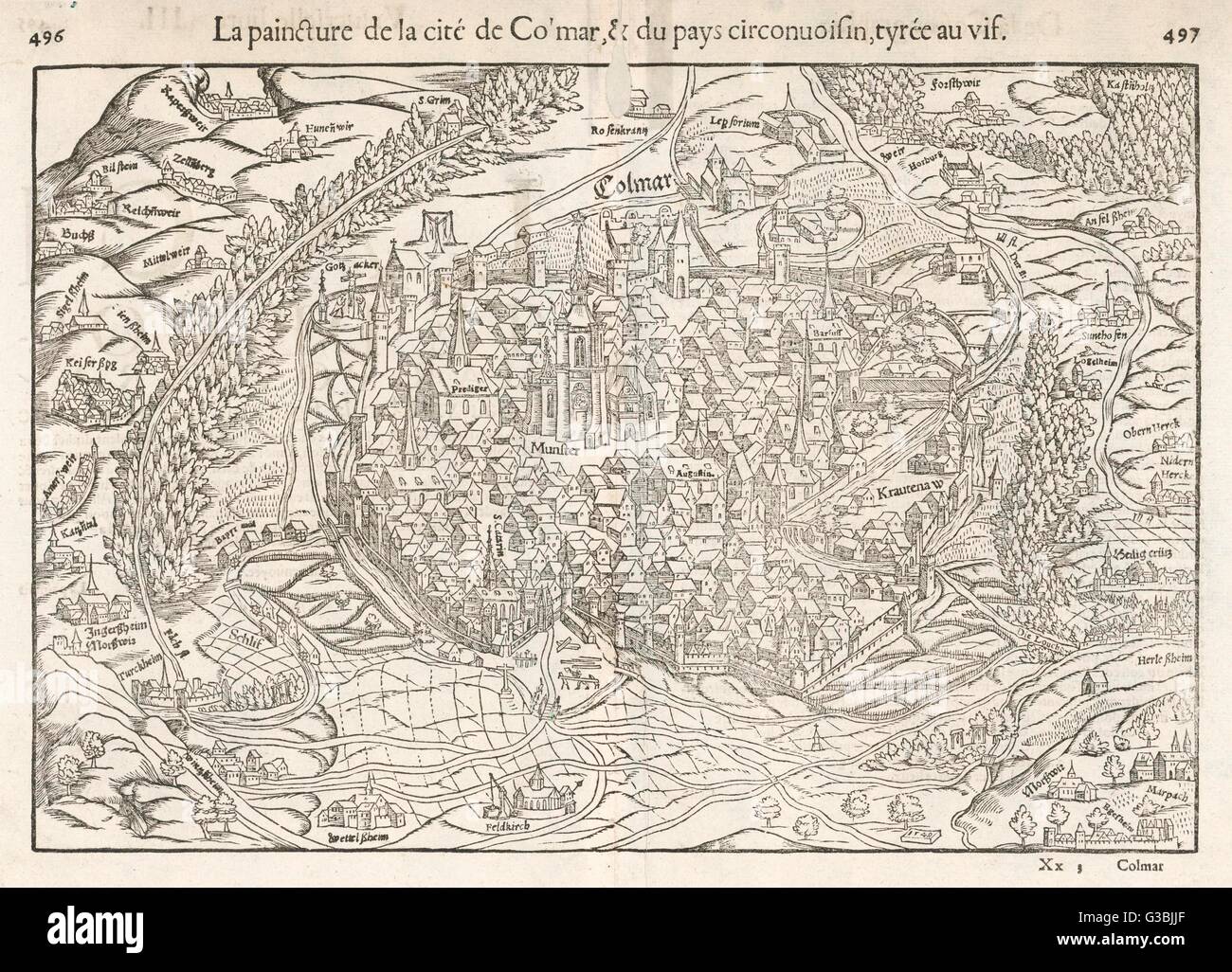 Alsace map hi-res stock photography and images - Alamy