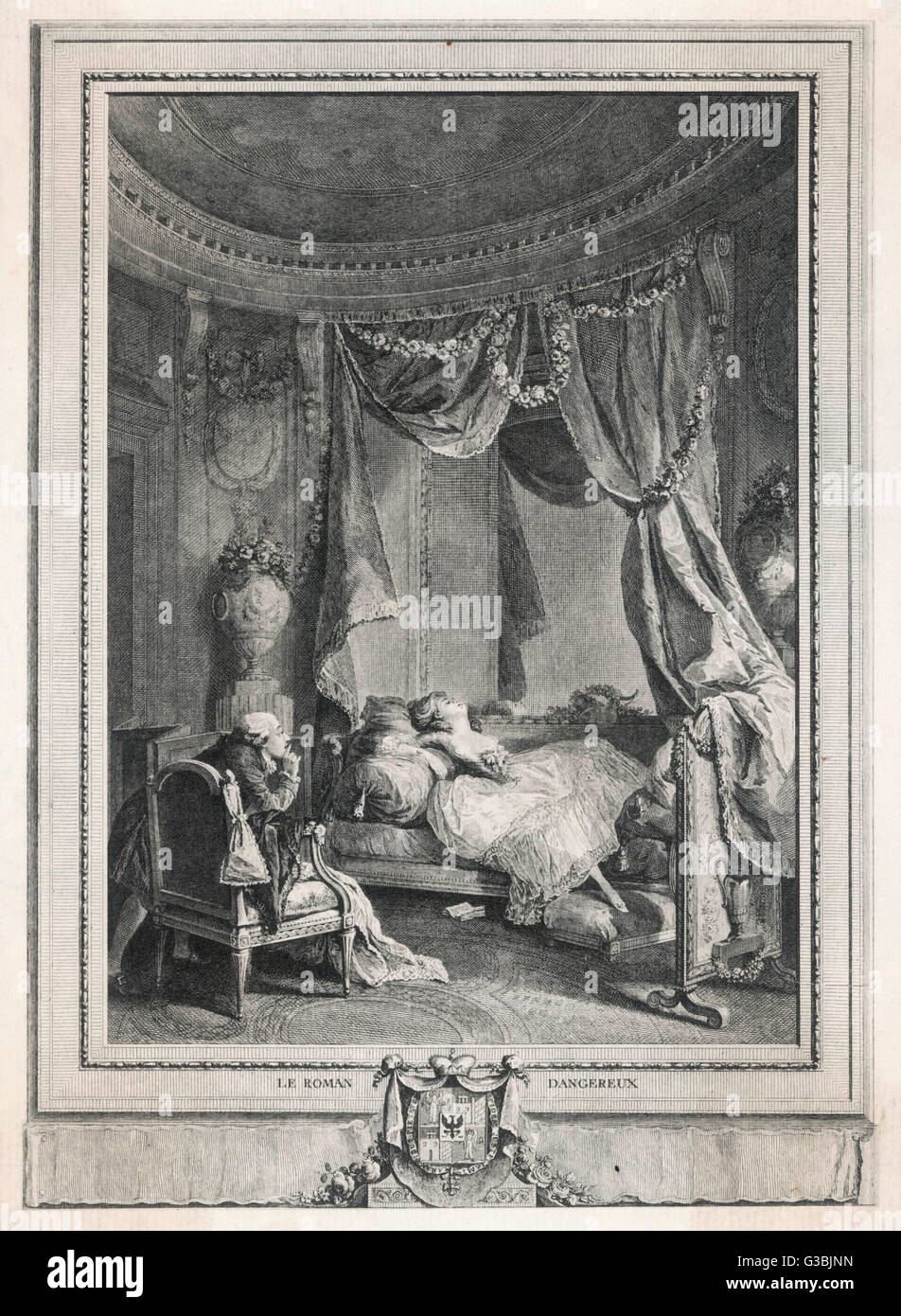 Women reading 18th century hi-res stock photography and images - Alamy