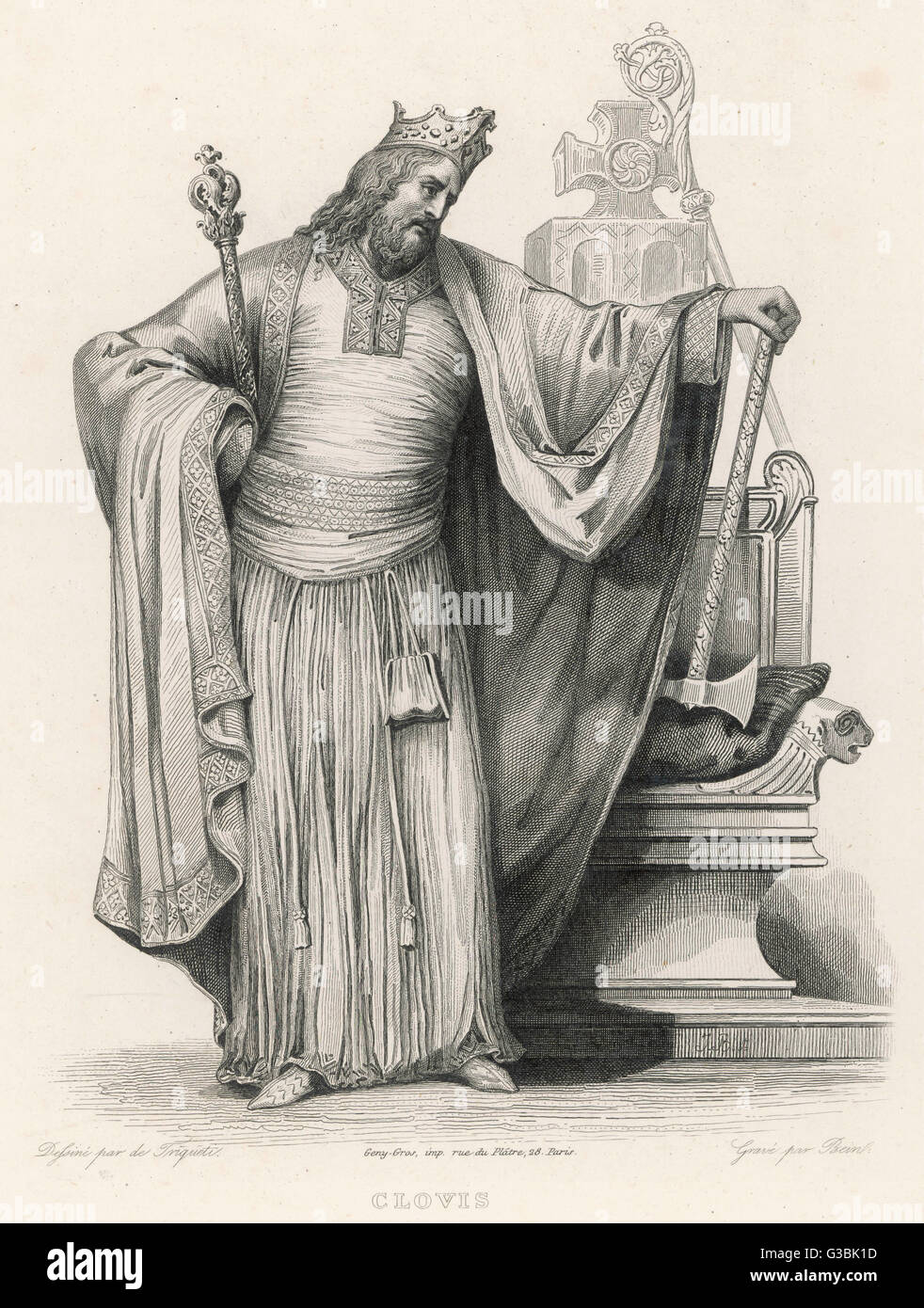 King clovis i hi-res stock photography and images - Alamy