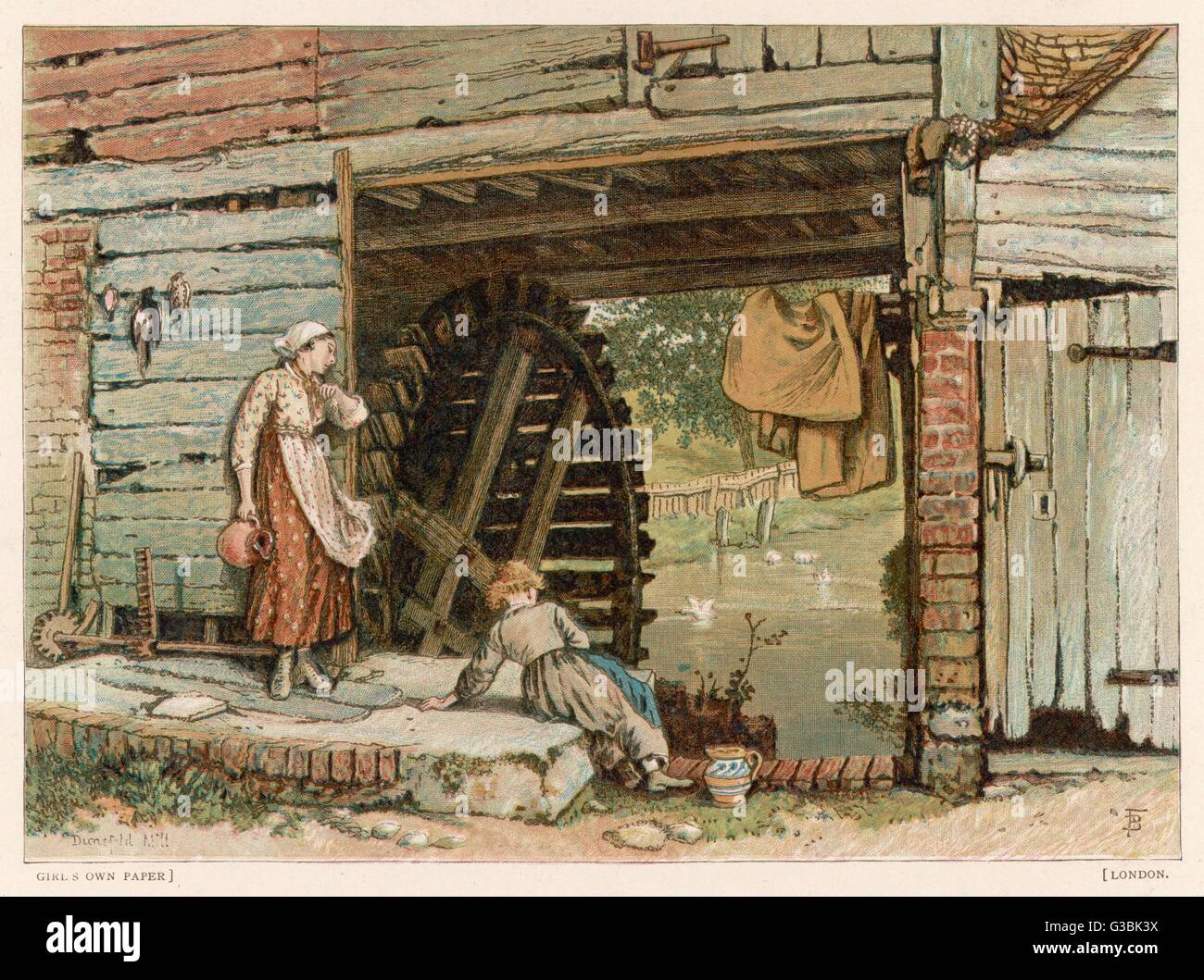 Surrey Water Mill Stock Photo - Alamy