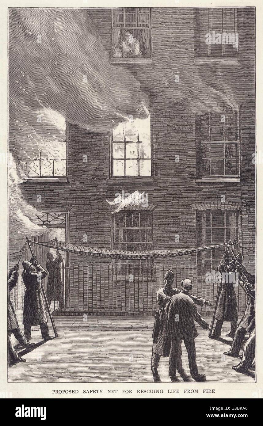 FIRE SAFETY NET Stock Photo - Alamy