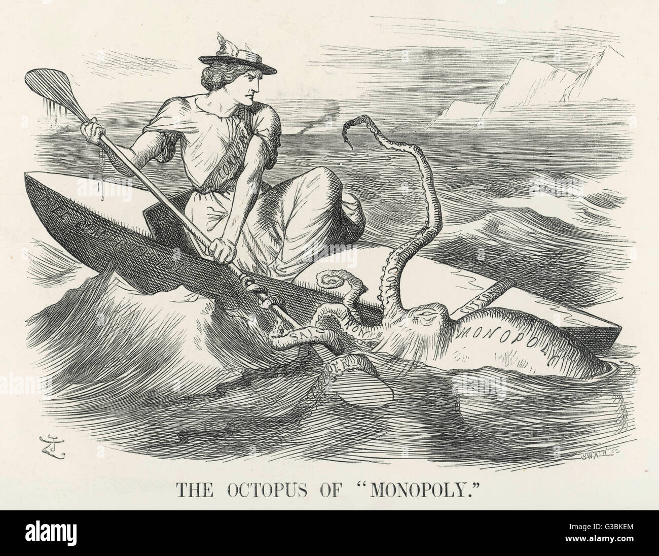 Monopolies, octopus-like, threaten to founder the frail craft of ...