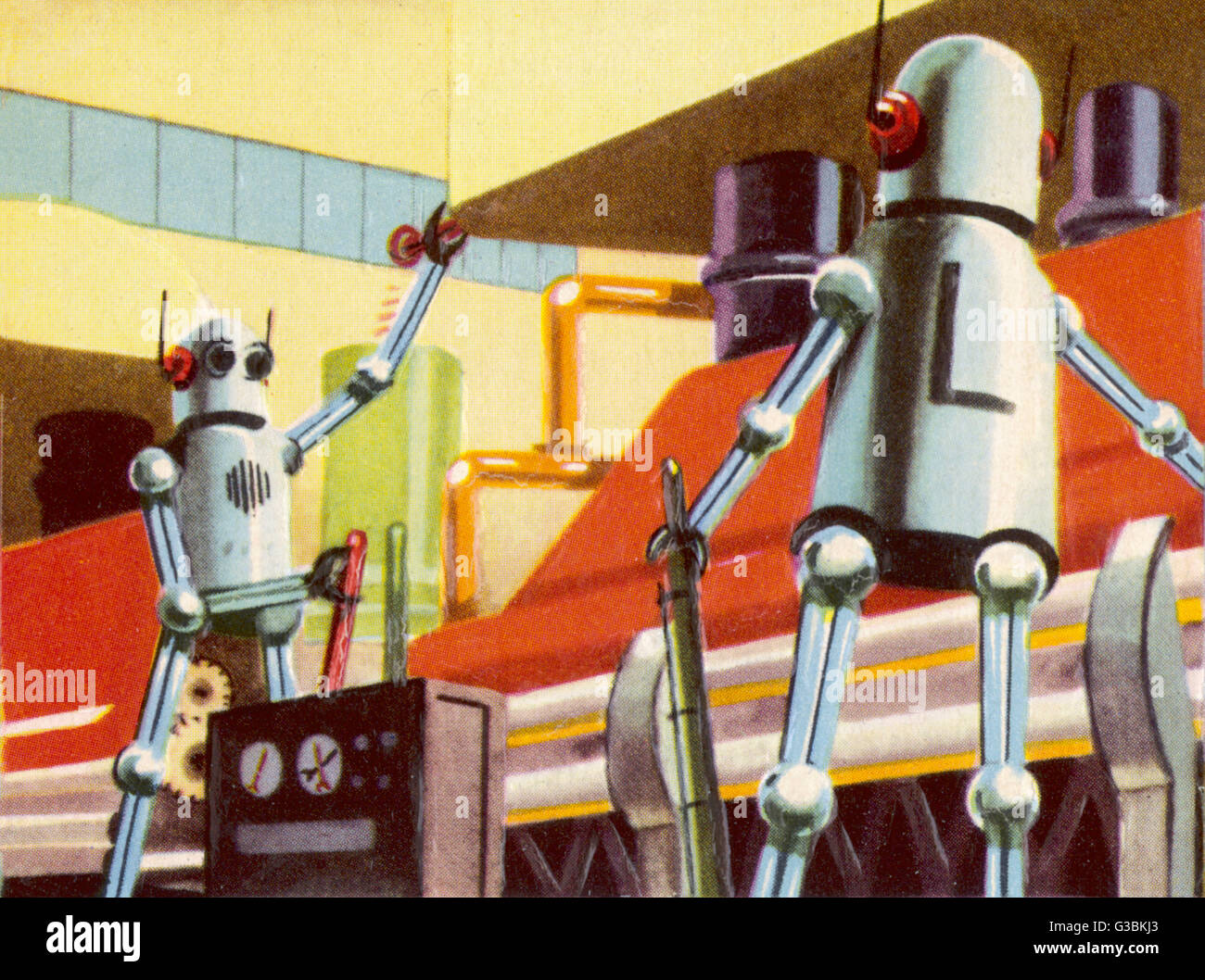 Work robots hi-res stock photography and images - Alamy