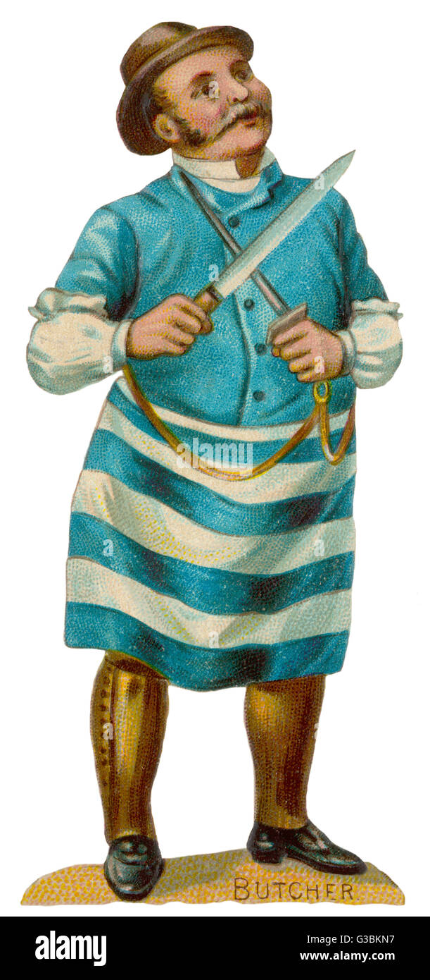 Butcher 19th century hi-res stock photography and images - Alamy