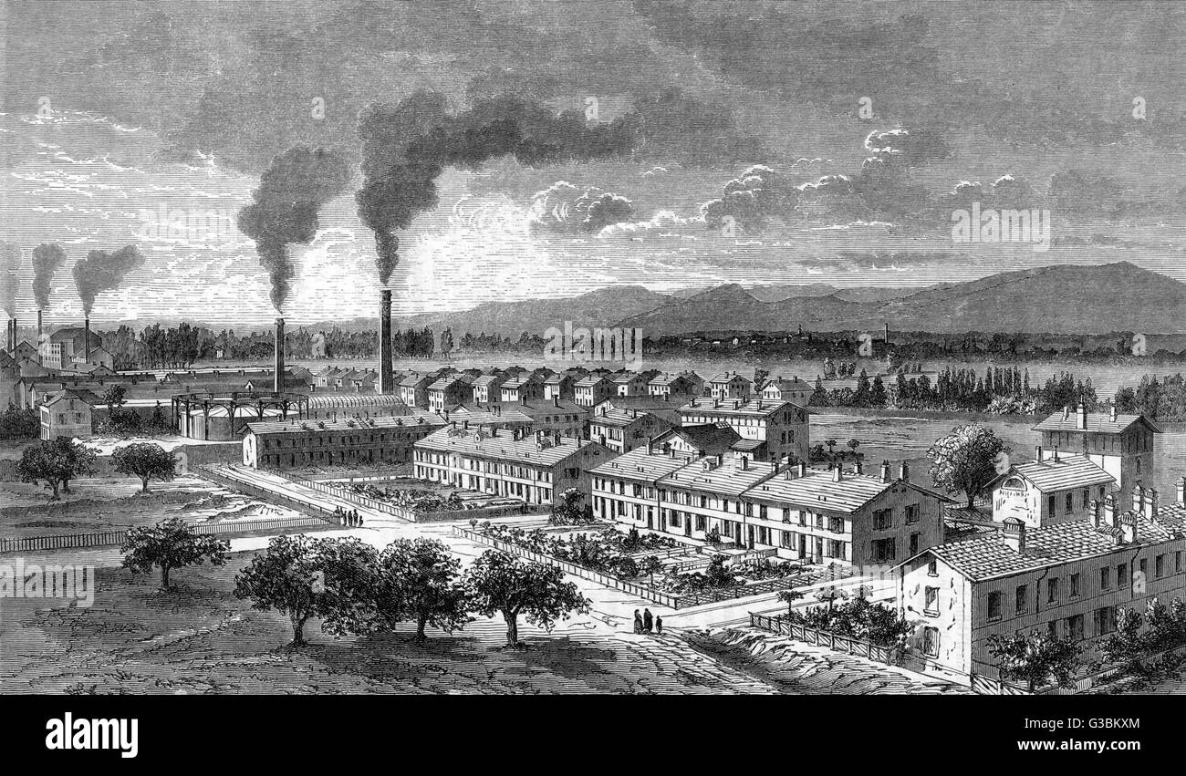 FRENCH WORKERS' HOMES Stock Photo - Alamy