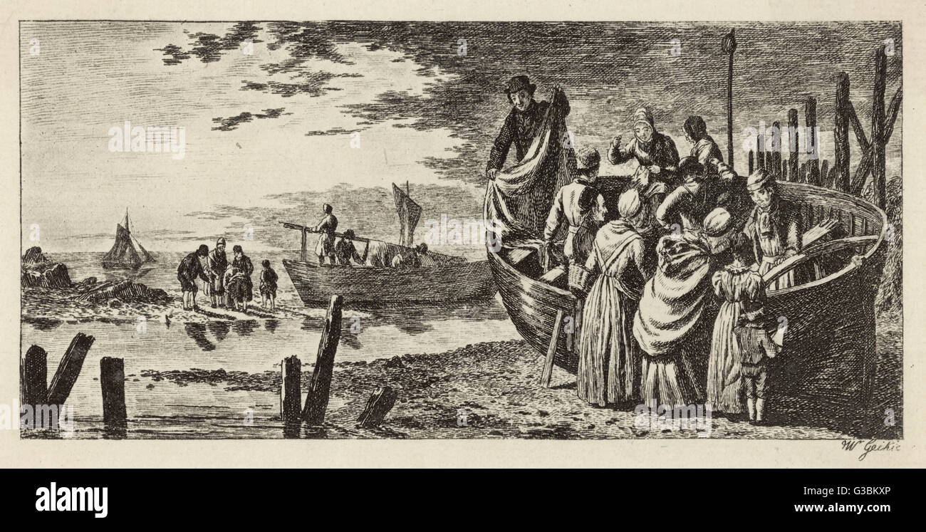 FISHING AT LEITH Stock Photo - Alamy