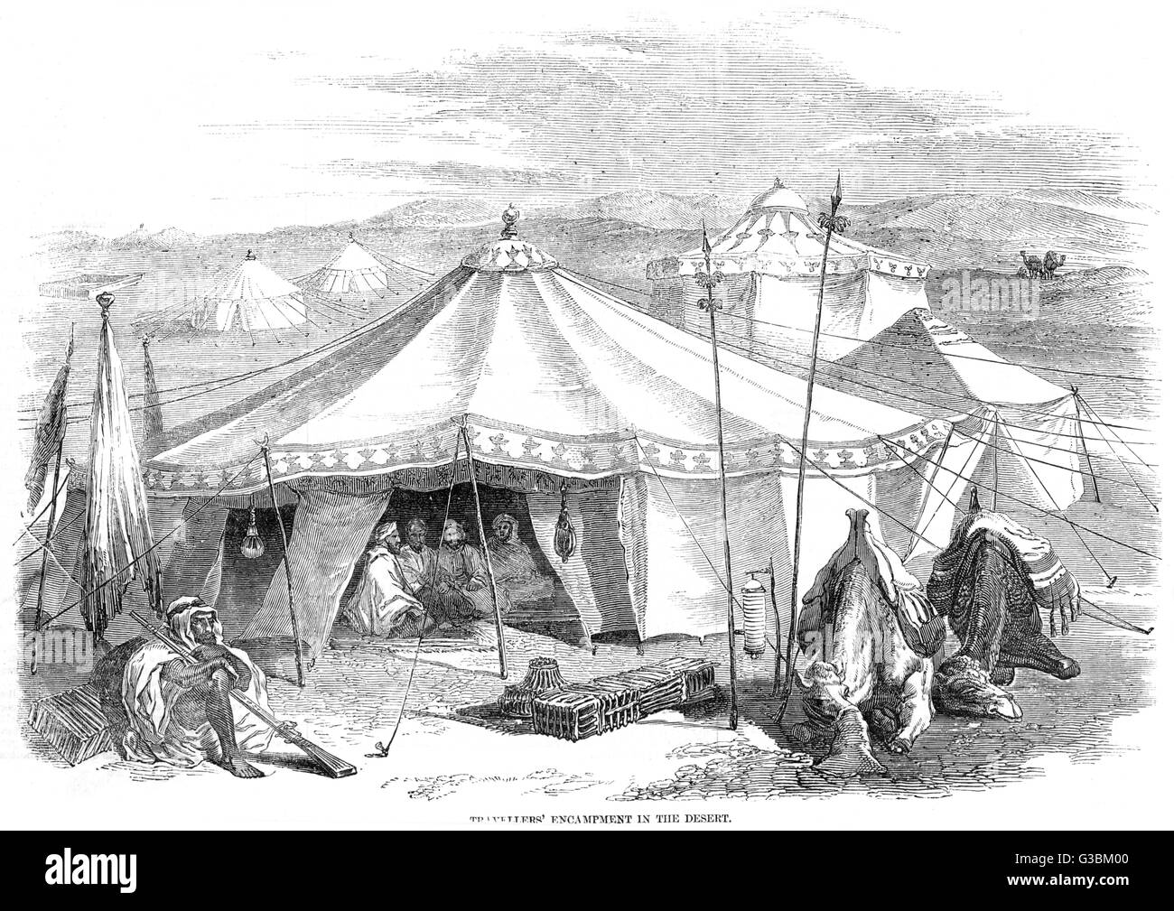 ARAB TRAVELLING TENTS Stock Photo - Alamy