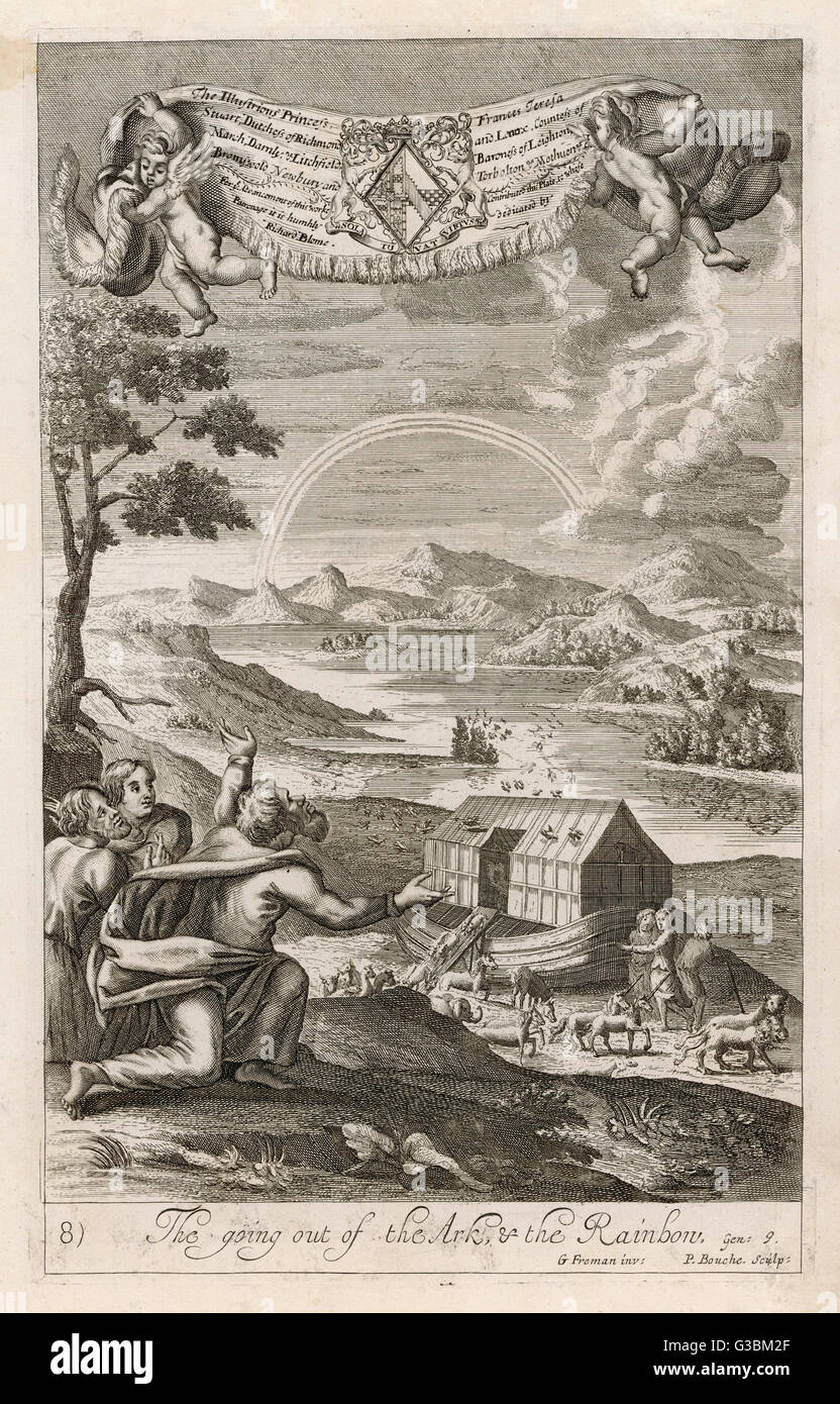 Noah ark rainbow hi-res stock photography and images - Alamy