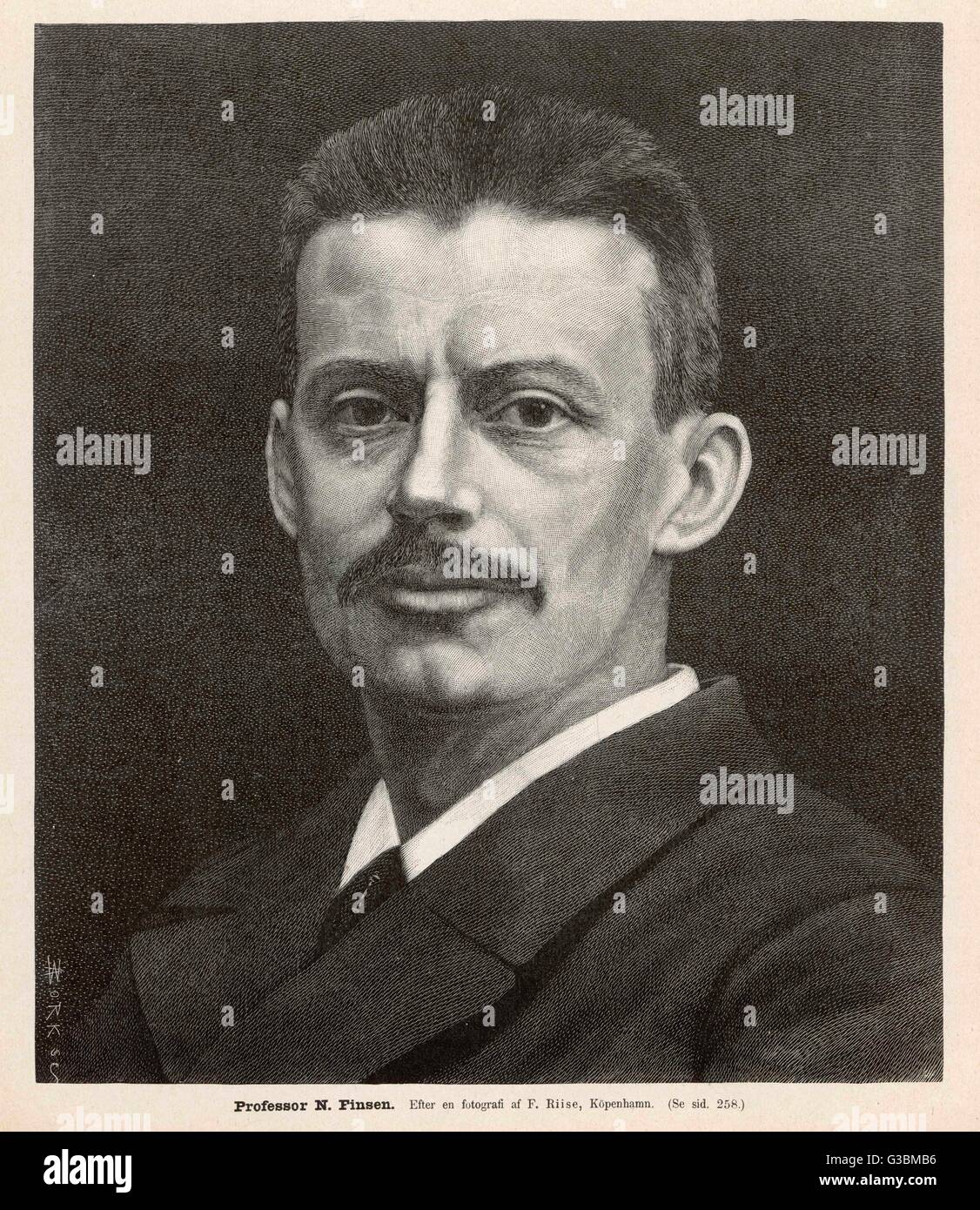 NIELS FINSEN PORTRAIT Stock Photo - Alamy