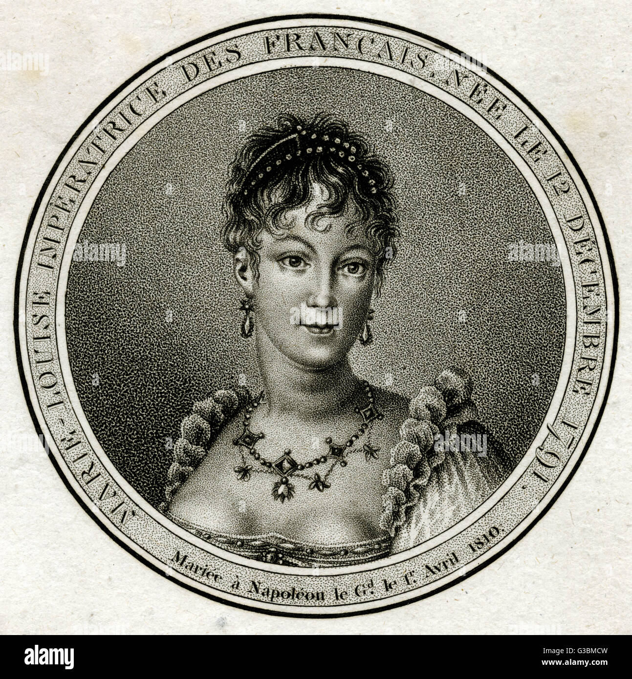 Napoleon and marie louise portrait hi-res stock photography and images ...