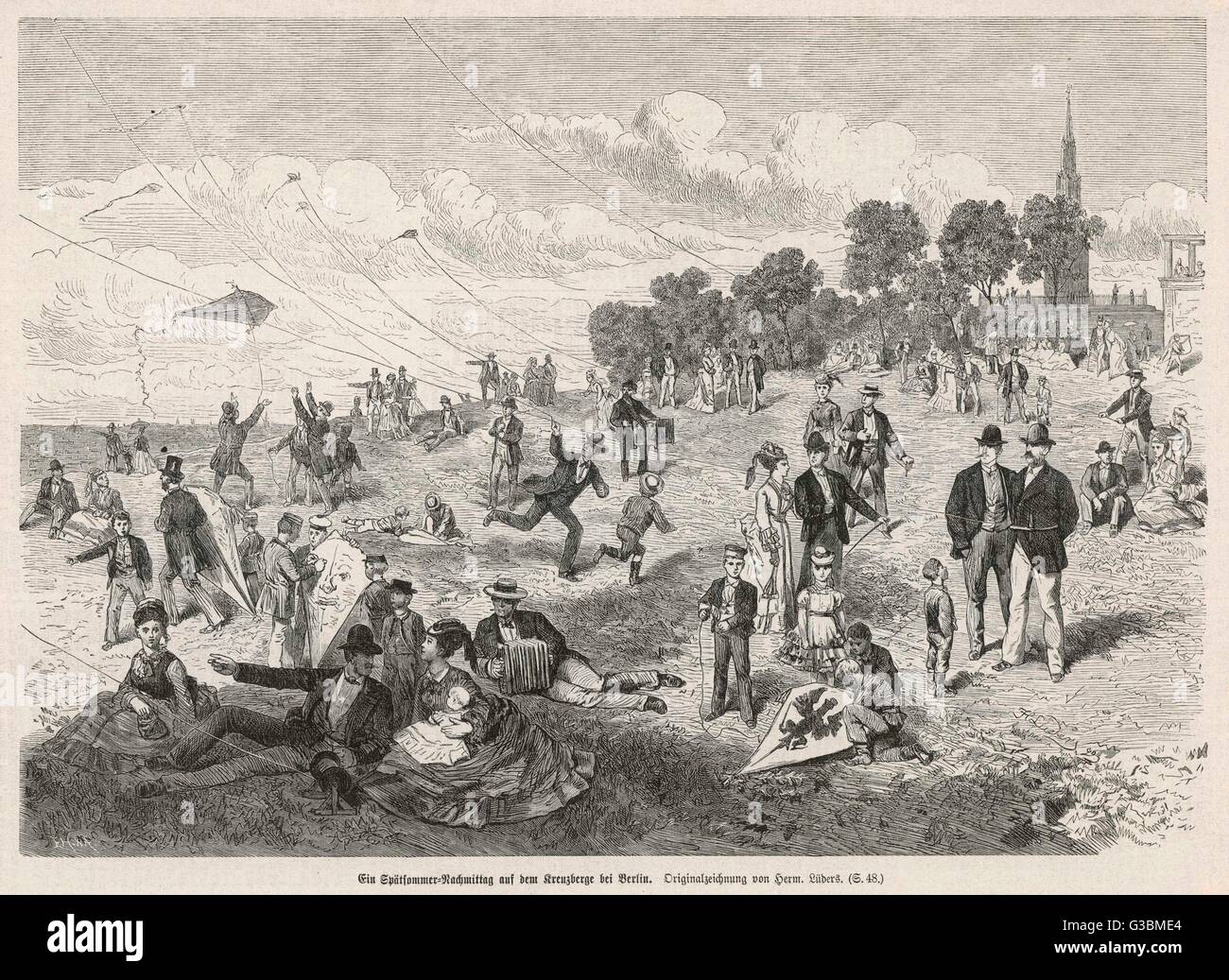 KITE FLYING, GERMANY Stock Photo - Alamy