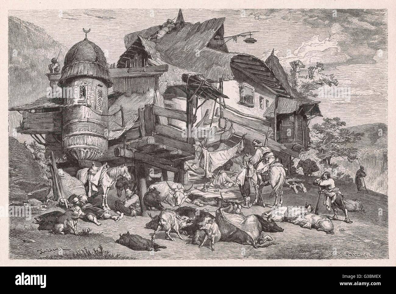 Wayside Inn, Bosnia Stock Photo - Alamy