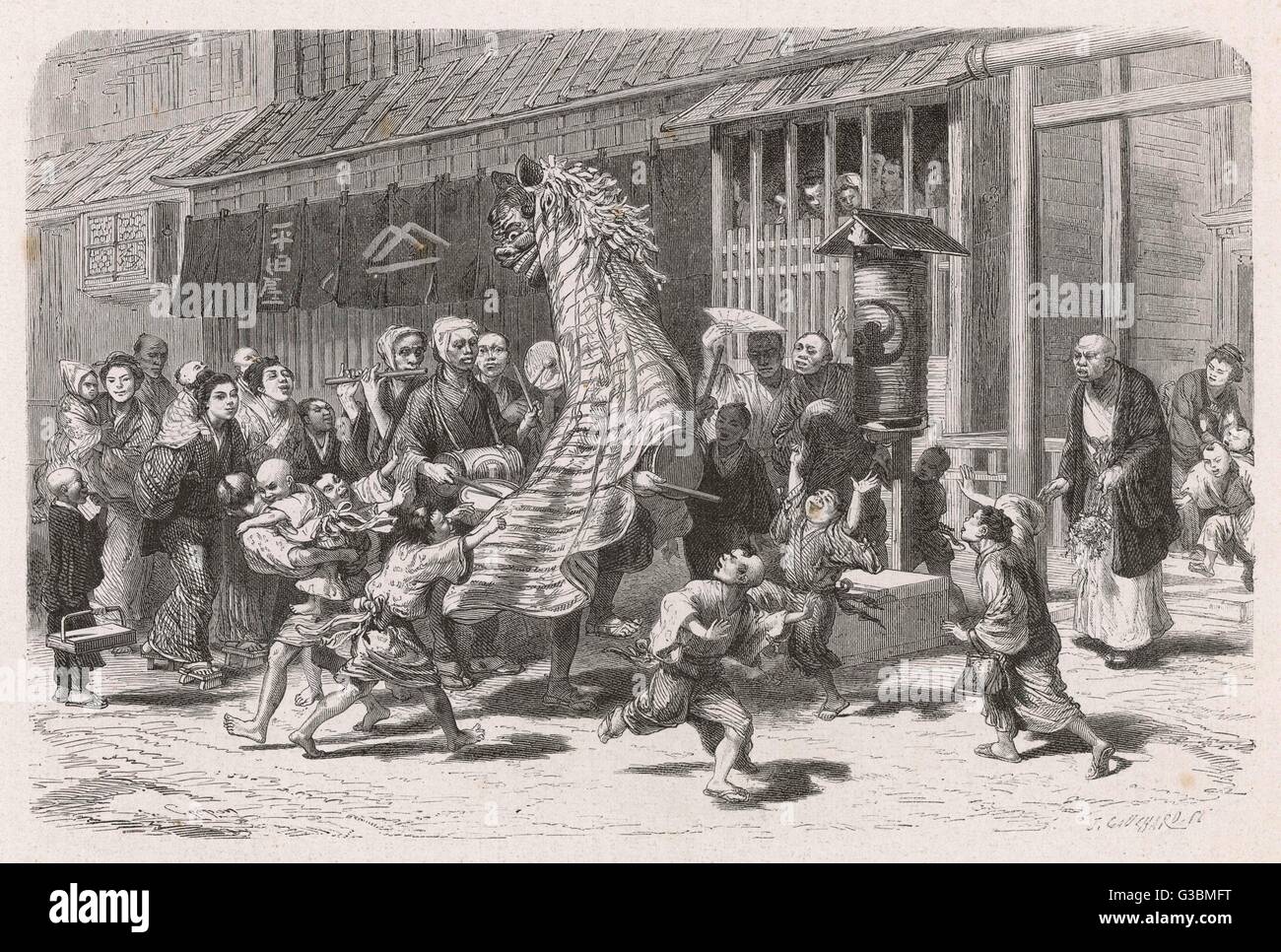 Korean lion dance hi-res stock photography and images - Alamy