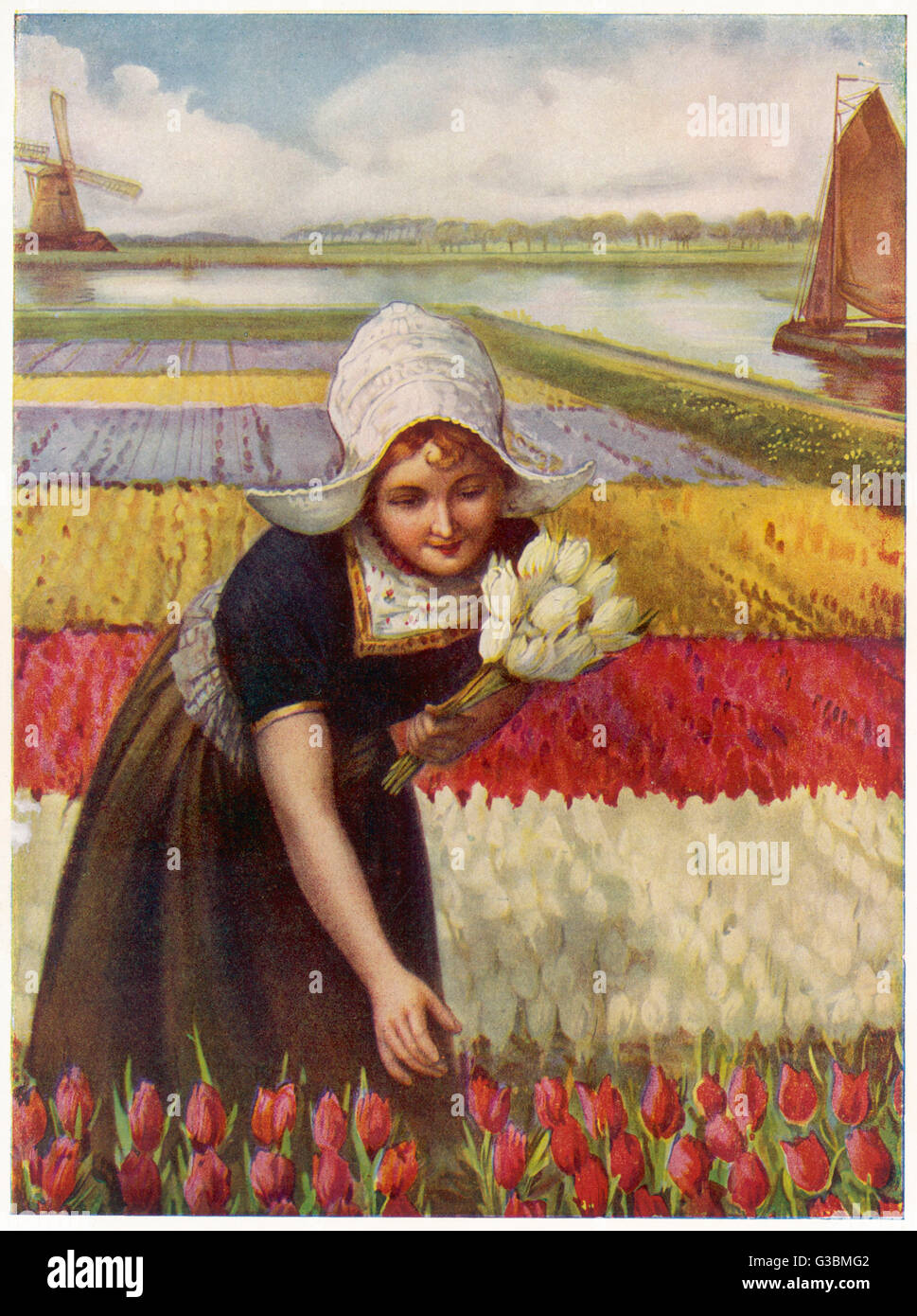 Dutch girl traditional dress hi-res stock photography and images - Alamy